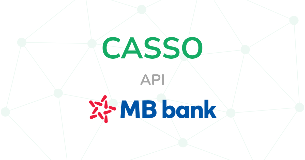 API MBBank | Robot tài chính Casso